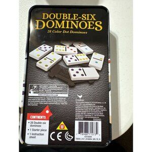 Cardinal | Games | Cardinal Doublesix Dominoes Set 28 Color Dot Tiles ...